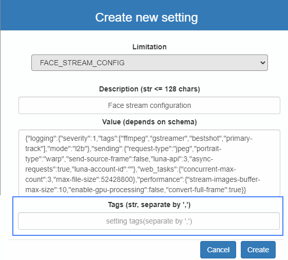 Use FaceStream with LUNA Configurator - FaceStream documentation